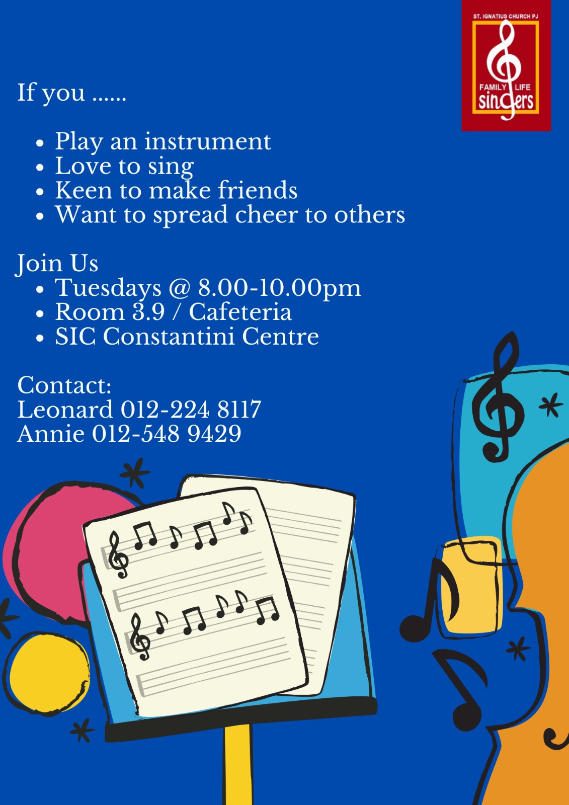 FLM Singers | St Ignatius Church PJ